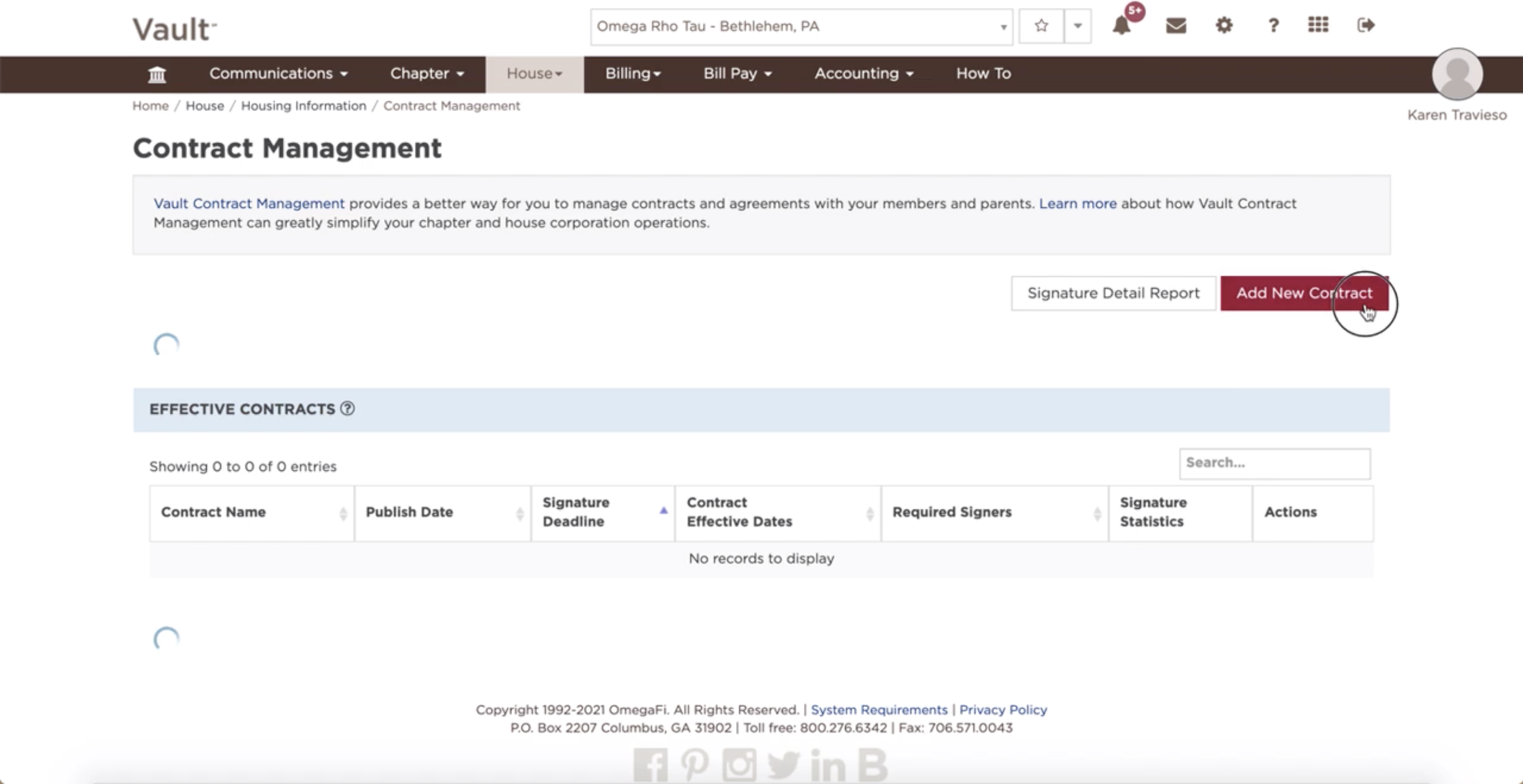 How do I load a contract into Vault Contract Management? – Vault
